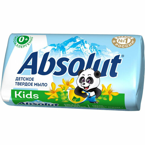 Комплект 39 штук, Мыло туалетное ABSOLUT Kids, череда, 90 г