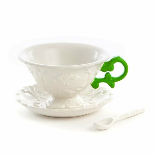 Чайная пара Seletti I-Wares I-Tea Green 09858 VER