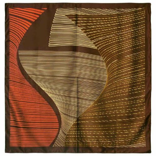 Платок Roby Foulards,90х90 см, красный