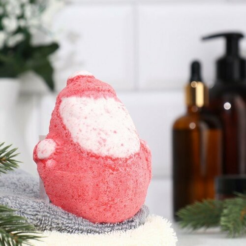 Бомбочка для ванны "Дед Мороз" клубника со сливками "Добропаровъ" (комплект из 16 шт)