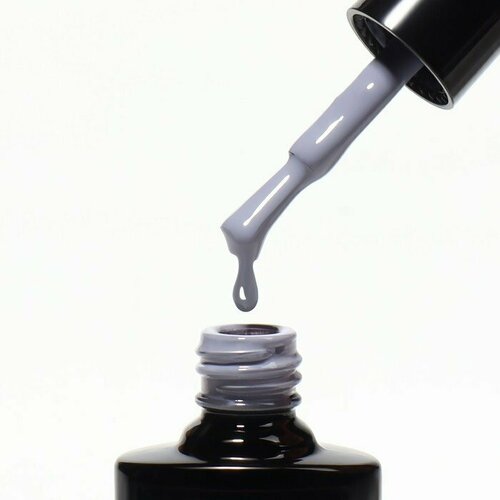 Гель лак для ногтей, «CLASSIC COLORS», 3-х фазный, 8мл, LED/UV, цвет светло-графитовый (76) (комплект из 6 шт)