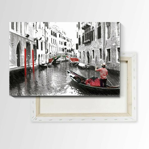 Картина на холсте - "Каналы Венеции" размер 50-75 см