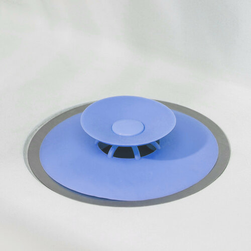 Фильтр для раковины "Летающая тарелка", цвет голубой