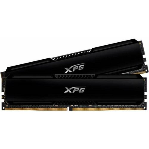 Оперативная память для компьютера 64Gb (2x32Gb) PC4-25600 3200MHz DDR4 DIMM Unbuffered CL16 A-Data XPG Gammix D20 AX4U320032G16A-DCBK20