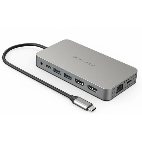 Аксессуар HyperDrive Dual 4K HDMI 10-in-1 USB Type-C Hub