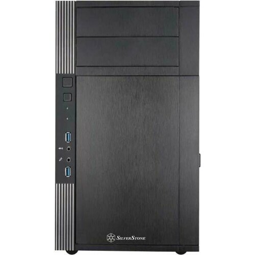 Корпус microATX SilverStone SST-PS07B-C186 Без БП чёрный