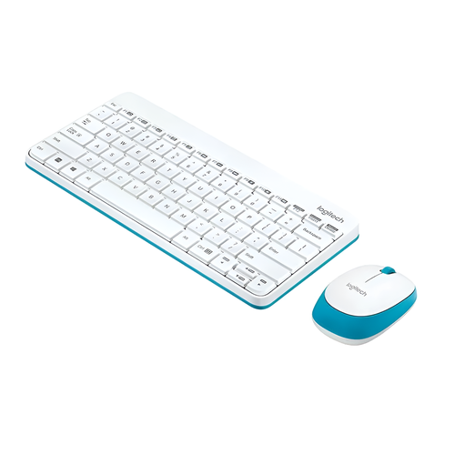 Клавиатура+мышь беспроводная Logitech MK245 белый
