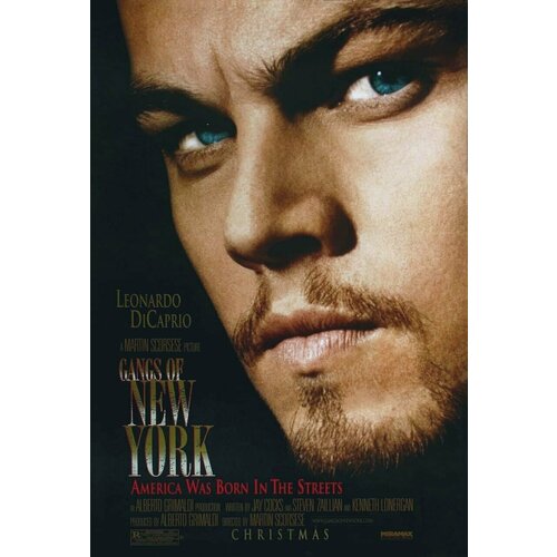 Плакат, постер на бумаге Банды Нью-Йорка (Gangs of New York, 2002г). Размер 42 х 60 см