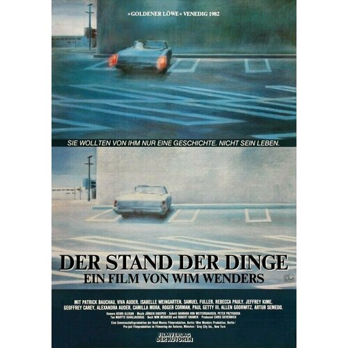 Плакат, постер на бумаге Положение вещей (Der Stand der Dinge), Вим Вендерс. Размер 21 х 30 см