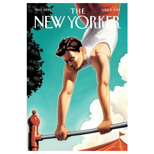 Плакат, постер на бумаге The New Yorker-Нью-Йоркер. Размер 30 х 42 см
