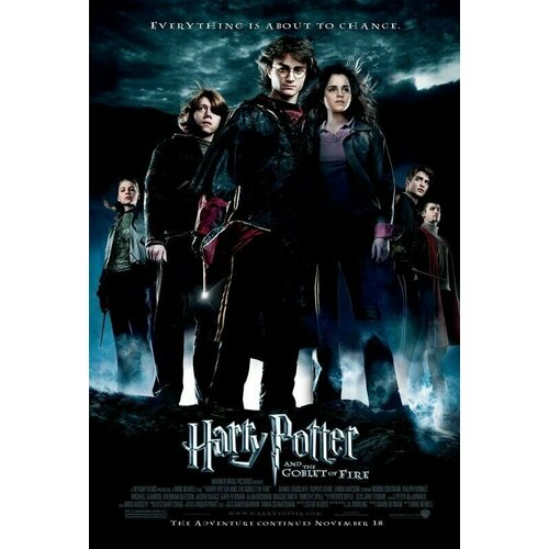 Плакат, постер на бумаге Гарри Поттер и Кубок огня (Harry Potter and the Goblet of Fire), Майк Ньюэлл. Размер 30 х 42 см