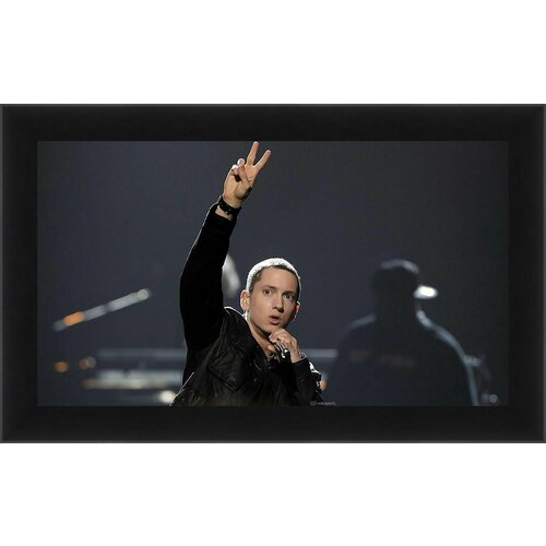 Плакат, постер на холсте Эминем. Eminem. Размер 42 х 60 см