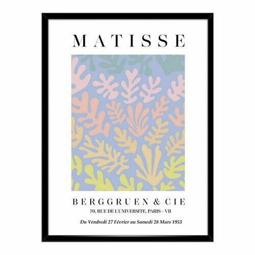 Плакат, постер на бумаге Matisse. Размер 30 х 42 см