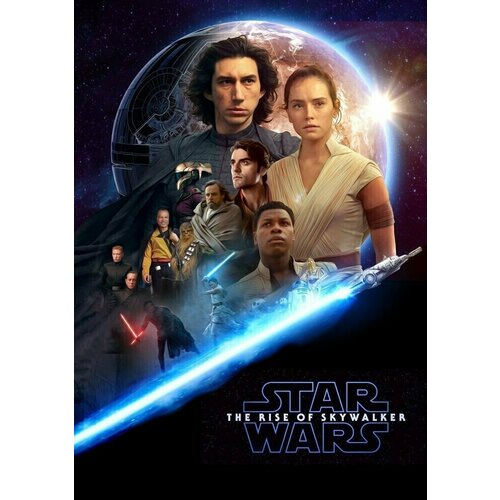 Плакат, постер на холсте Звездные войны: Эпизод 9-Скайуокер. Восход (Star Wars: Episode IX-The Rise of Skywalker), Джей Джей Абр. Размер 60 х 84 см