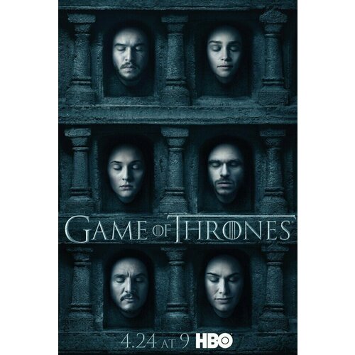 Плакат, постер на бумаге Game of Thrones, Игра Престолов. Размер 42 х 60 см