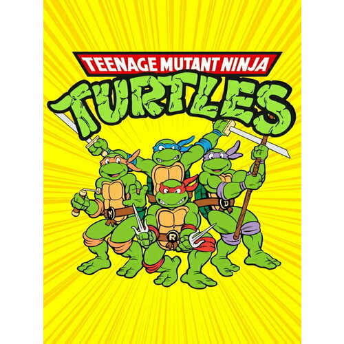Плакат, постер на холсте Teenage Mutant Ninja Turtles/Черепашки Ниндзя/комиксы/мультфильмы. Размер 42 х 60 см