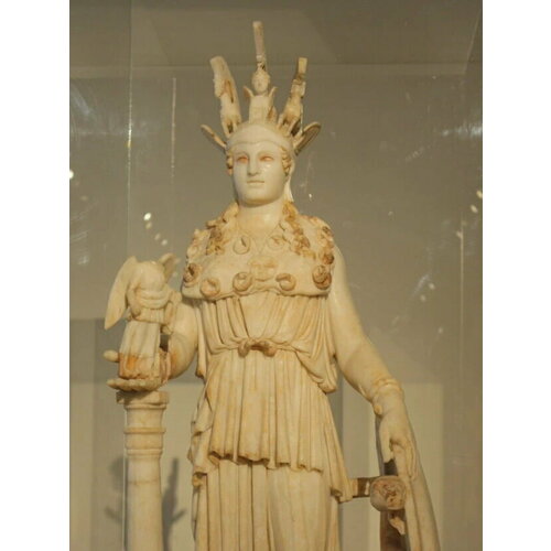 Плакат, постер на холсте Athena Parthenos/Афина/искусство/арт/абстракция/творчество. Размер 30 на 42 см