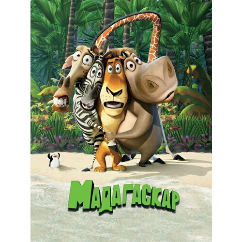 Плакат, постер на бумаге Madagascar/Мадагаскар/комиксы/мультфильмы. Размер 21 х 30 см