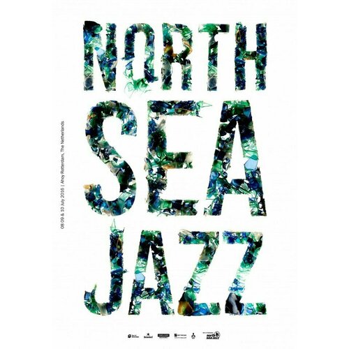 Плакат, постер на холсте North sea jazz/Джаз северного моря. Размер 42 х 60 см