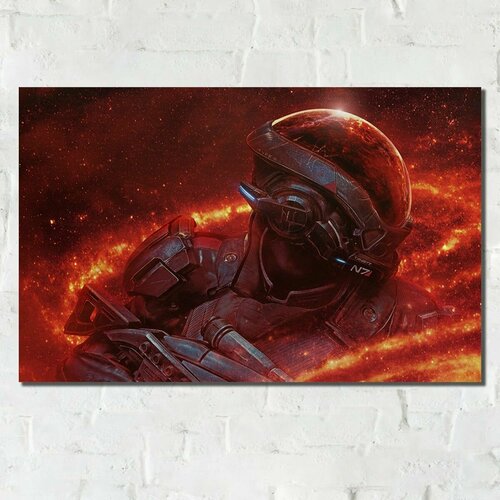 Картина интерьерная на дереве Mass Effect Andromeda Taли Лиара - 14256