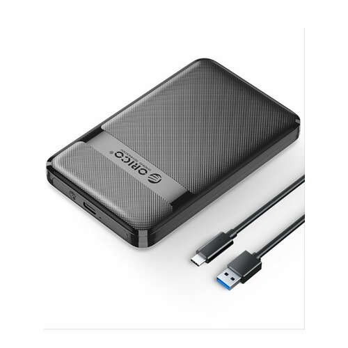 Внешний корпус SSD/HDD ORICO 2.5 SATA черный (ORICO-2577C3-BK)