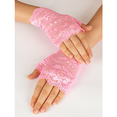 Перчатки  Kamukamu, размер 7, розовый