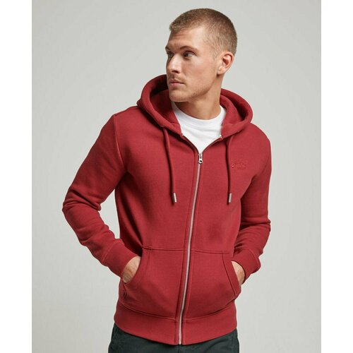 Толстовка Superdry, размер 3XL, бордовый, красный