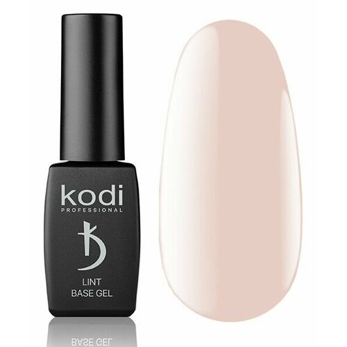 База для гель-лака "Lint Base Gel Kodi professional, LATTE" 12мл. (с микроволокном)