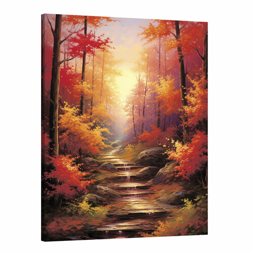 Интерьерная картина 50х70 "Осенний взгляд"