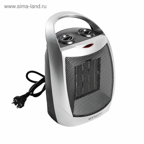 Тепловентилятор РТС-308A, 1500 Вт, керамический, вентиляция без нагрева, серый