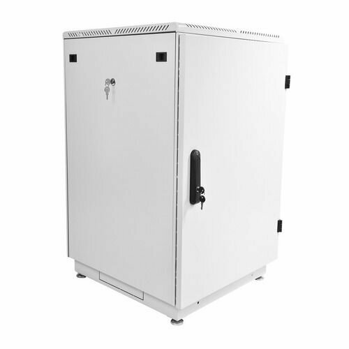 Шкаф серверный ЦМО ШТК-М-22.6.10-3ААА напольный, металлическая передняя дверь, 22U, 600x1140x1020 мм