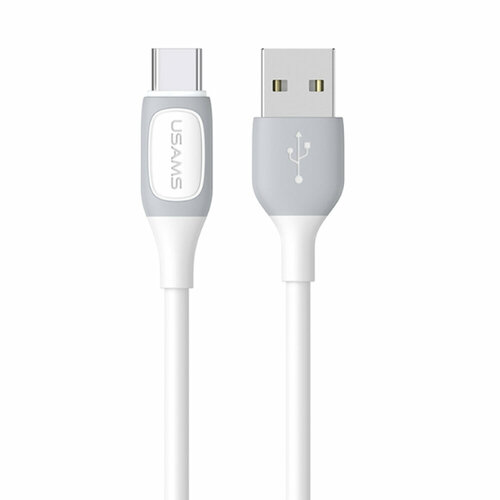 Кабель USB - Type-C Usams US-SJ596, 1.0м, 3,0А, цвет: белый