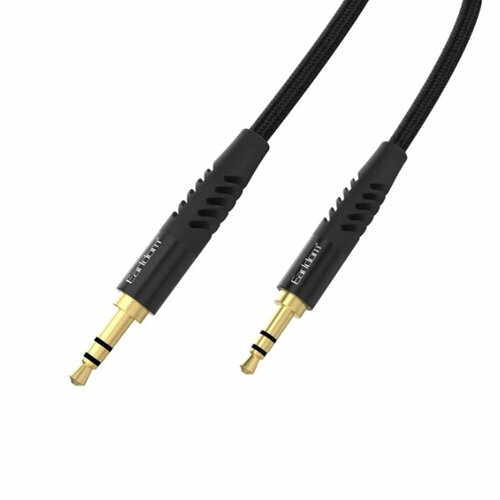 Кабель AUX, Jack 3,5mm(m) - Jack 3,5mm(m) Earldom ET-AUX47, 1.0м, цвет: чёрный