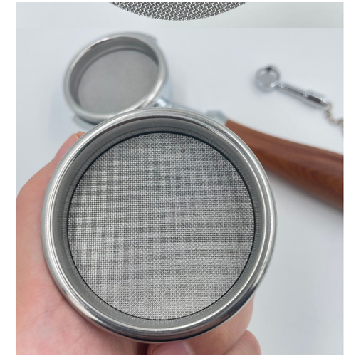 Фильтр в рожок кофеварки многоразовый MyPads, 53 мм сетчатый фильтр-пластина для холдера кофемашины металлический