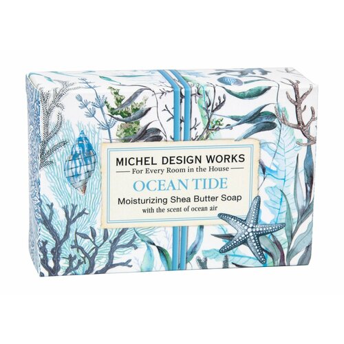 MICHEL DESIGN WORKS Мыло в подарочной коробке ! Океанский прилив", 127 г