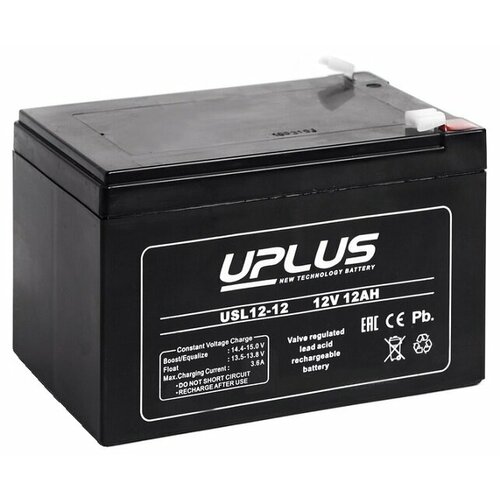 Аккумулятор для ИБП и прочего электрооборудования UPLUS US-General Purpose USL12-12 12V 12 А/ч (151х98х101) LongLife AGM
