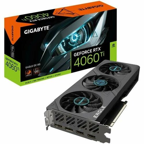 GigaByte Видеокарта PCIE16 RTX4060TI 8GB GV-N406TEAGLE-8GD GIGABYTE