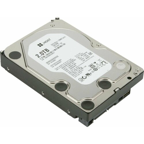 Жесткий диск HDD HGST HUS722T2TALA604 Ultrastar /SATA III/2 TB 7200об/мин/Скорость чтения 200МБайт/с