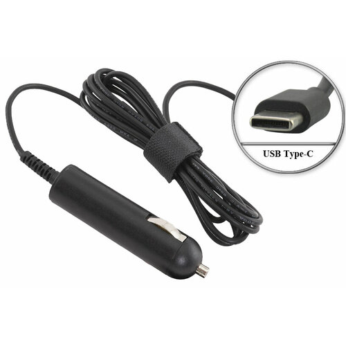 Адаптер (блок) питания 12V, 2A, USB Type-C, отд. шнур, автомобильный, зарядное устройство для ноутбука Chuwi