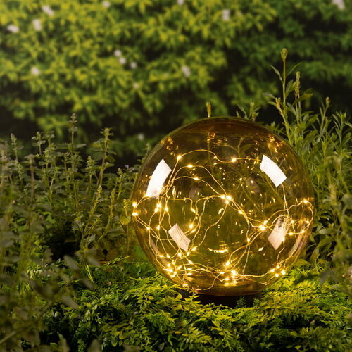 Kaemingk Садовый солнечный светильник Solar Tadema Amber 38*30 см, IP44 897423