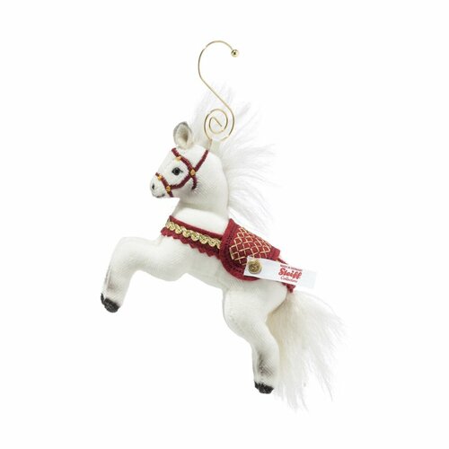 Новогоднее украшение елочная игрушка Steiff Christmas horse ornament (Штайф Лошадка)