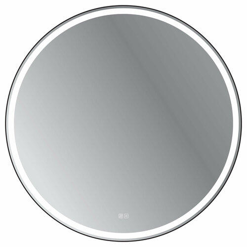 Зеркало с LED подстветкой Cezares CADRO CZR-SPC-LED-TCH-WARM 60x60 черный