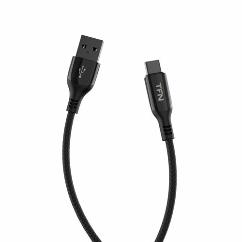 Кабель интерфейсный TFN USB - TypeC, 1.2м. черный (TFN, TFN-C-BLZ-AC1 M-BK)