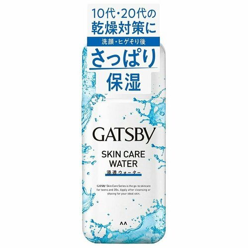 Mandom Мужской лосьон Gatsby Skin Care Water для ухода за кожей с Акне успокаивающий с антибактериальным и увлажняющим эффектом для нормальной и комбинированной кожи 170 мл