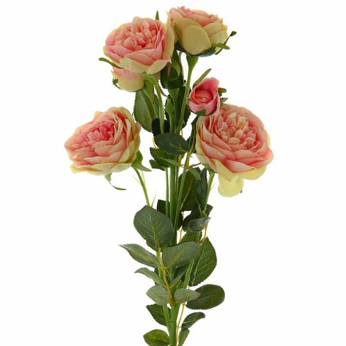 Цветок искусственный "Роза", D8 см, L12 W12 H75 см