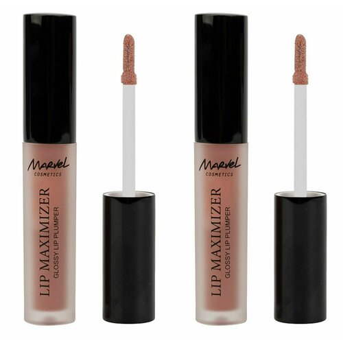 MARVEL COSMETICS Жидкий блеск для губ L321 natural beige, 2,5 мл, 2 шт