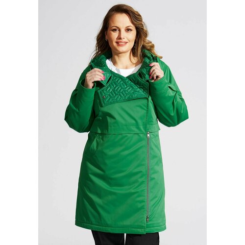 Куртка D'IMMA fashion studio Хайди, размер 54, зеленый