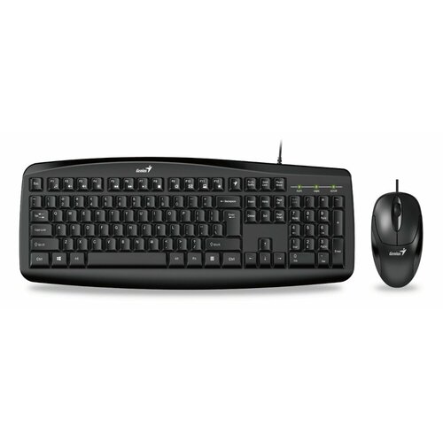 Клавиатура+мышь Genius Smart KM-200 (KB-200 + XScroll V3), Black, USB