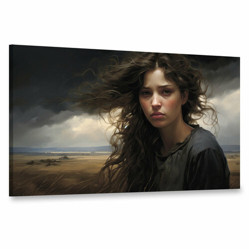 Интерьерная картина 100х60 "Дочь меланхолии"