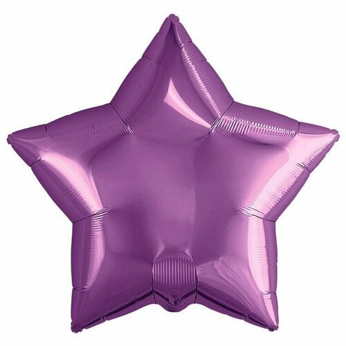 Воздушный шар, Весёлая затея, Звезда Purple металлик Россия